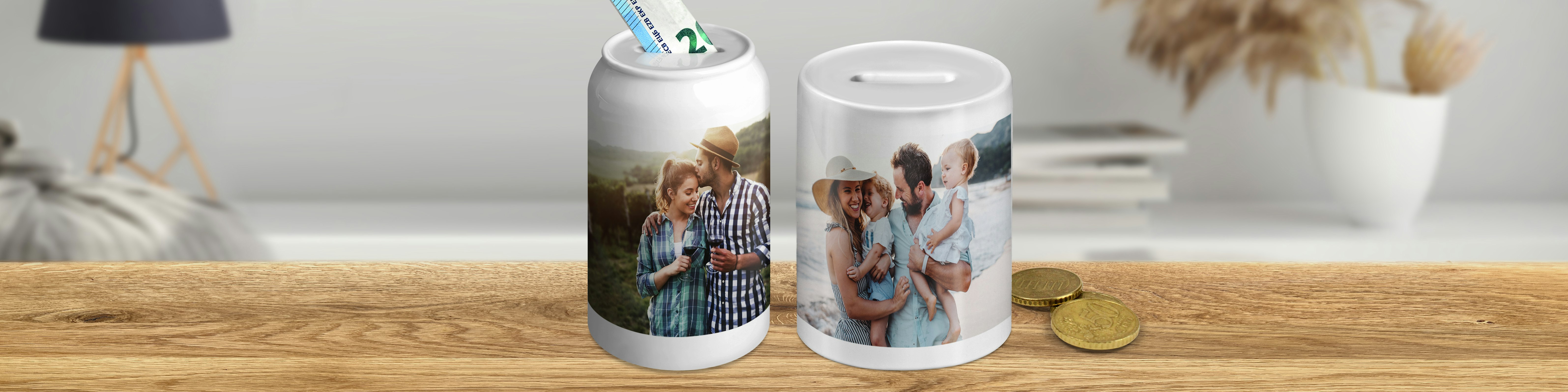 Spardosen mit Namen selbst gestalten und bedrucken lassen